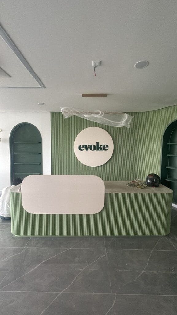Elegant Reception Signage board for Professional Offices Name